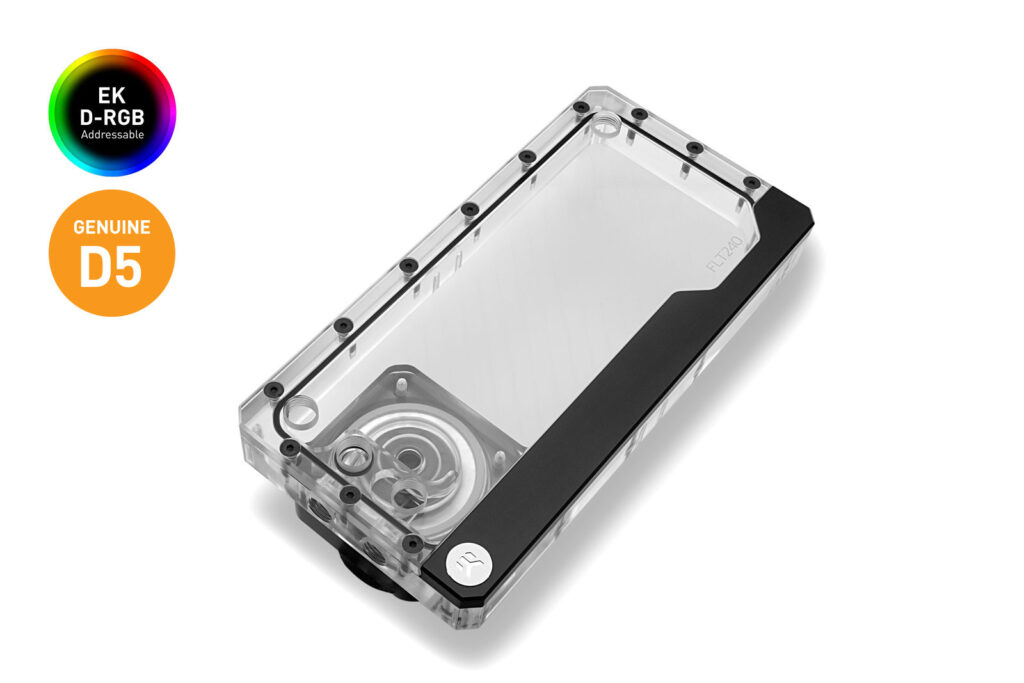 EK-Quantum Kinetic FLT 240 D5 PWM D-RGB - Plexi - FTC Watercooling