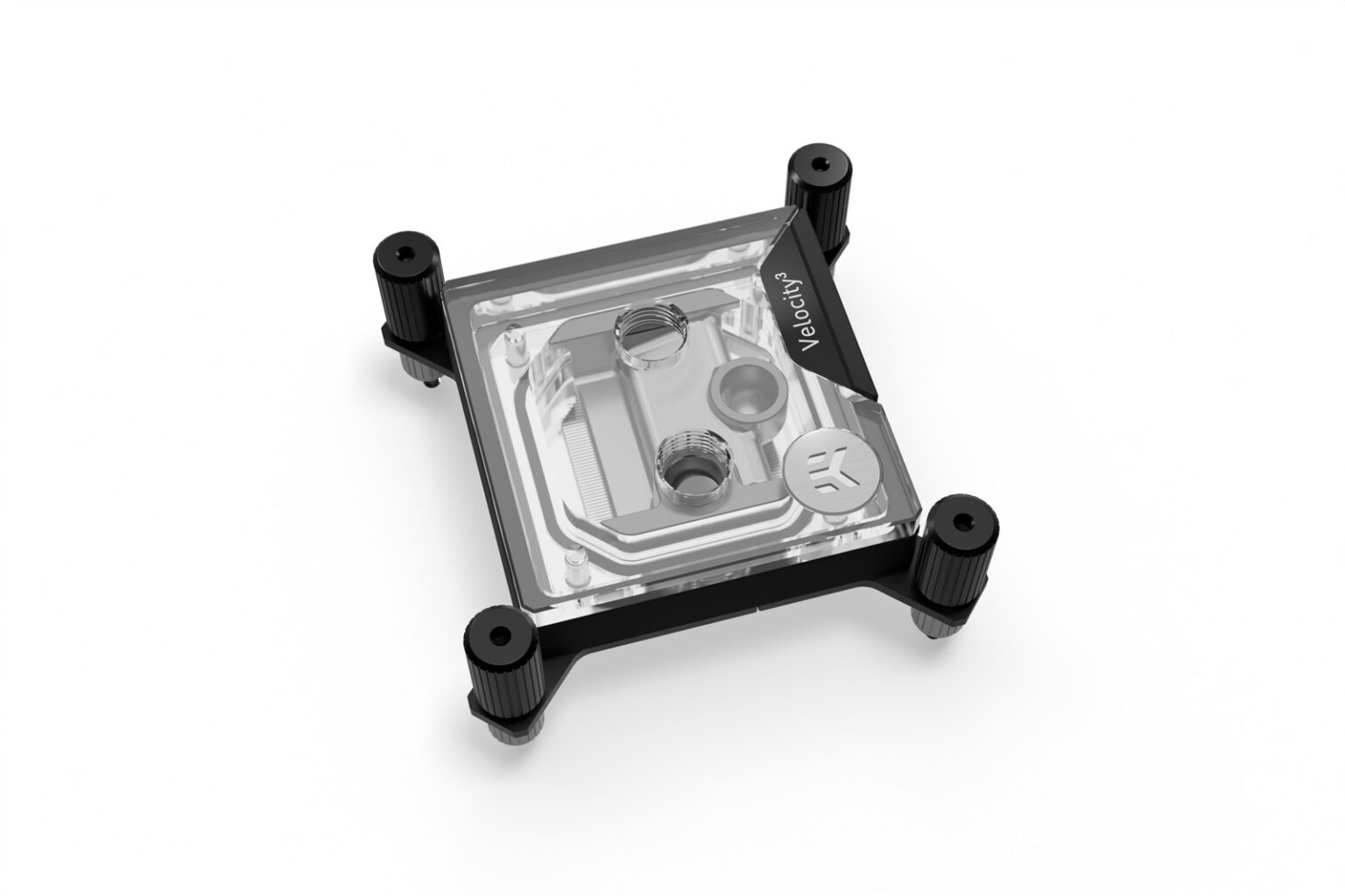 EK-Quantum Velocity³ CPU Block – 1700/1851/AM5, Plexi